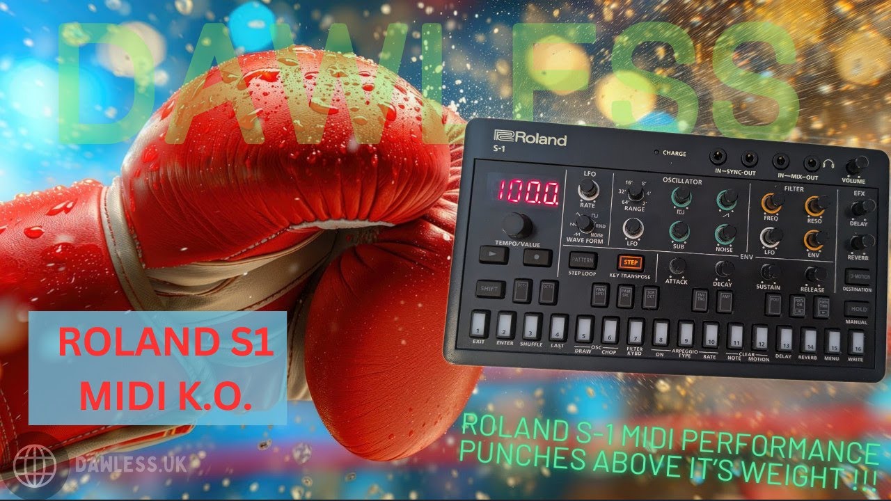 Roland S1 with a MIDI Controller | Arturia Keylab 2 and Minilab 3 - YouTube