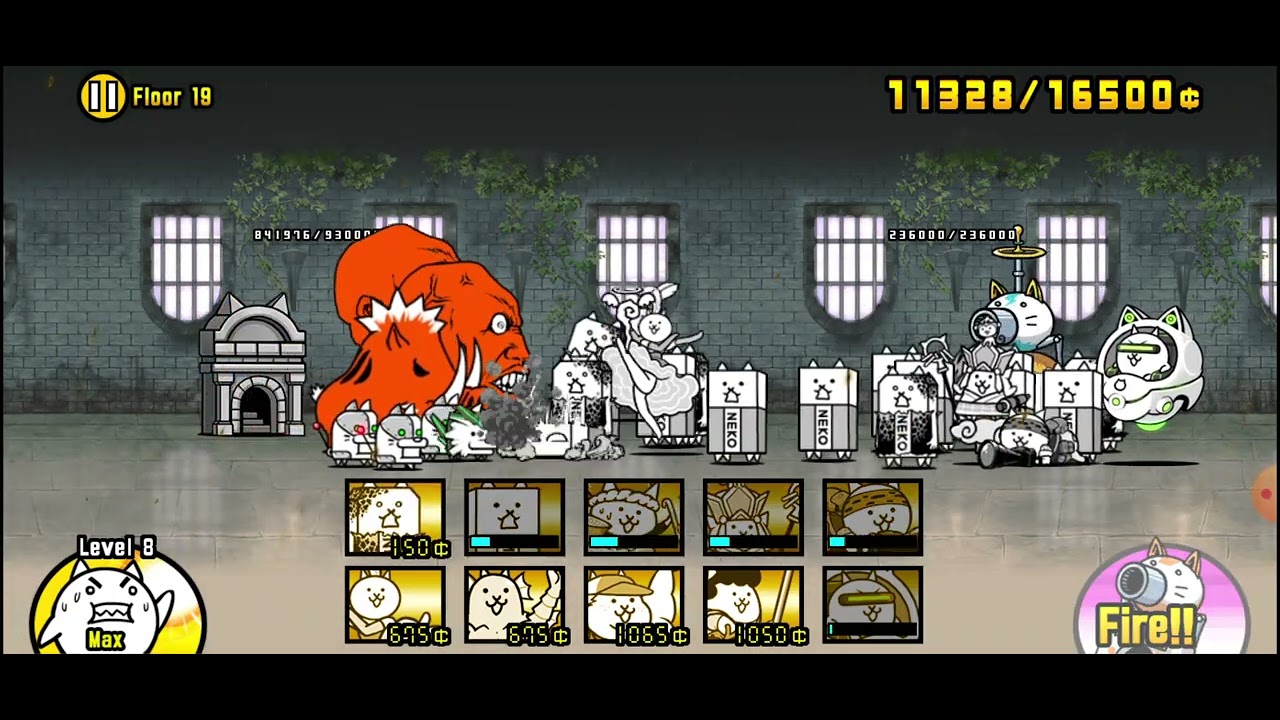 Battle Cats : Infernal Tower : Floor 19 ( No Uber ) - YouTube