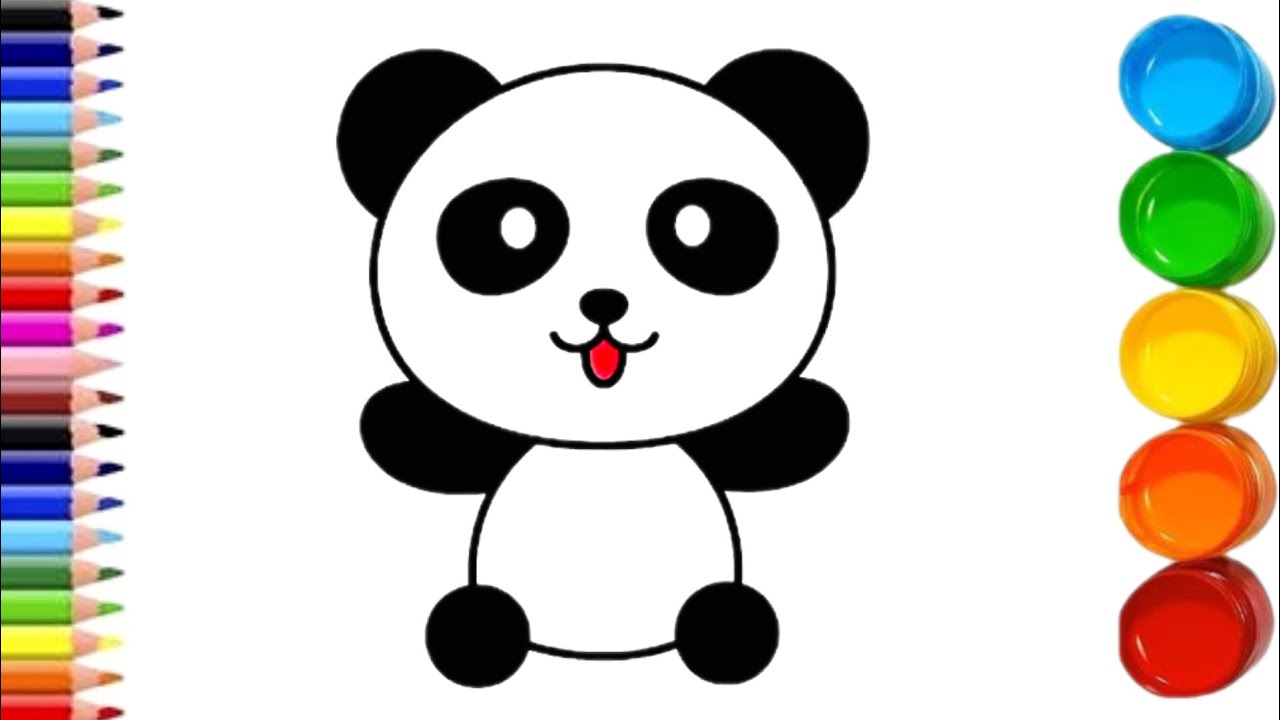 HOW TO DRAW A PANDA EASY STEP BY STEP | DRAWING A PANDA EASY | Easy ...