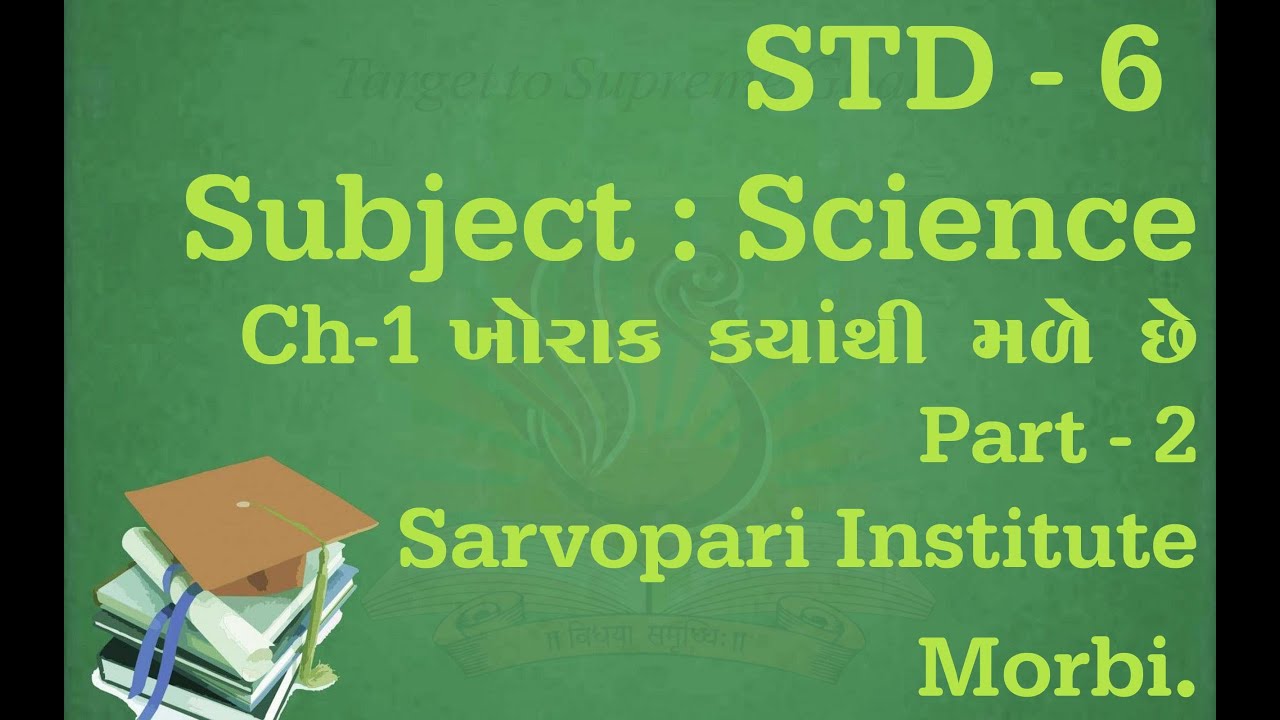 Std 6 | Science | Chapter 1 | Part 2 - YouTube