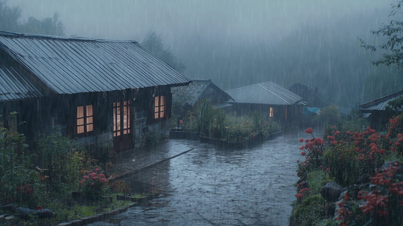 Calming Rain Sounds for the Perfect Night's Sleep | Real Relaxing ...