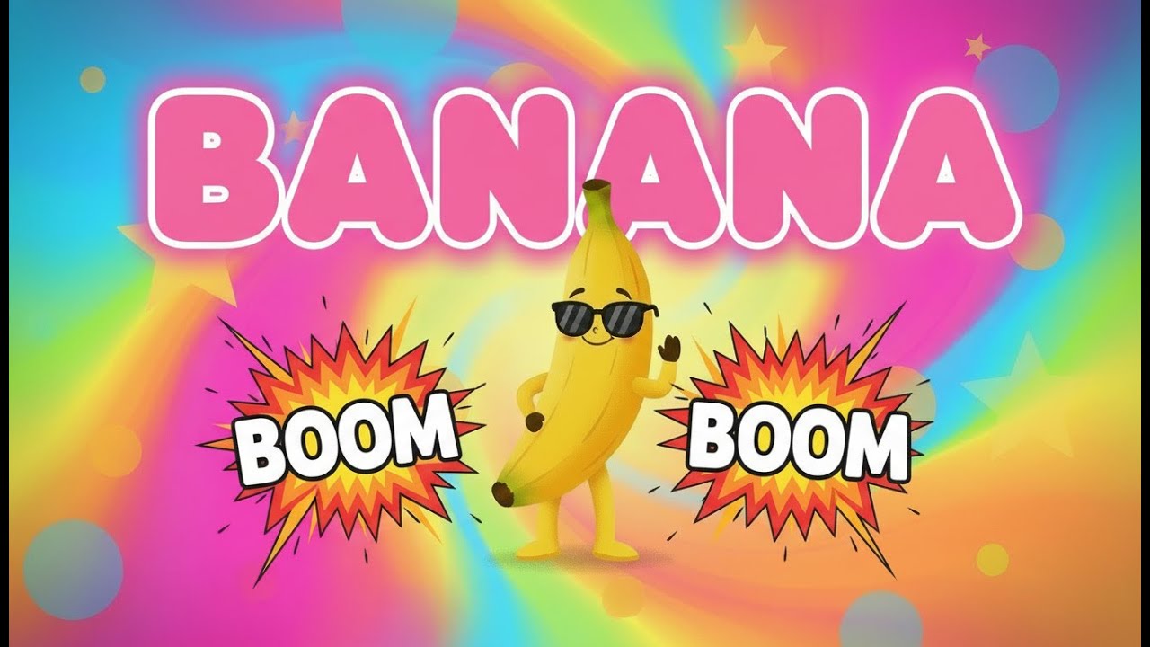Boom Boom Banana! | Música Infantil Divertida e Dançante | Banana Dance ...