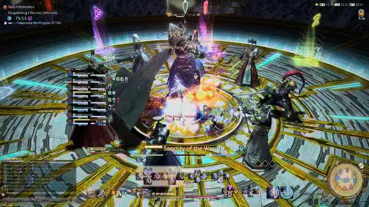 FF14 - DSR first clear - GNB OT Pov - YouTube