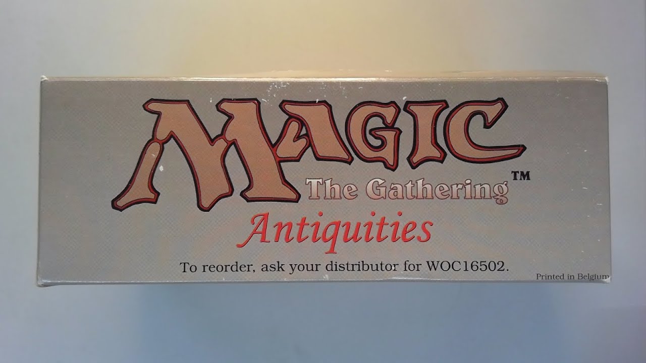 Magic the Gathering MTG Antiquities Booster Pack Opening Feb 2024 ...