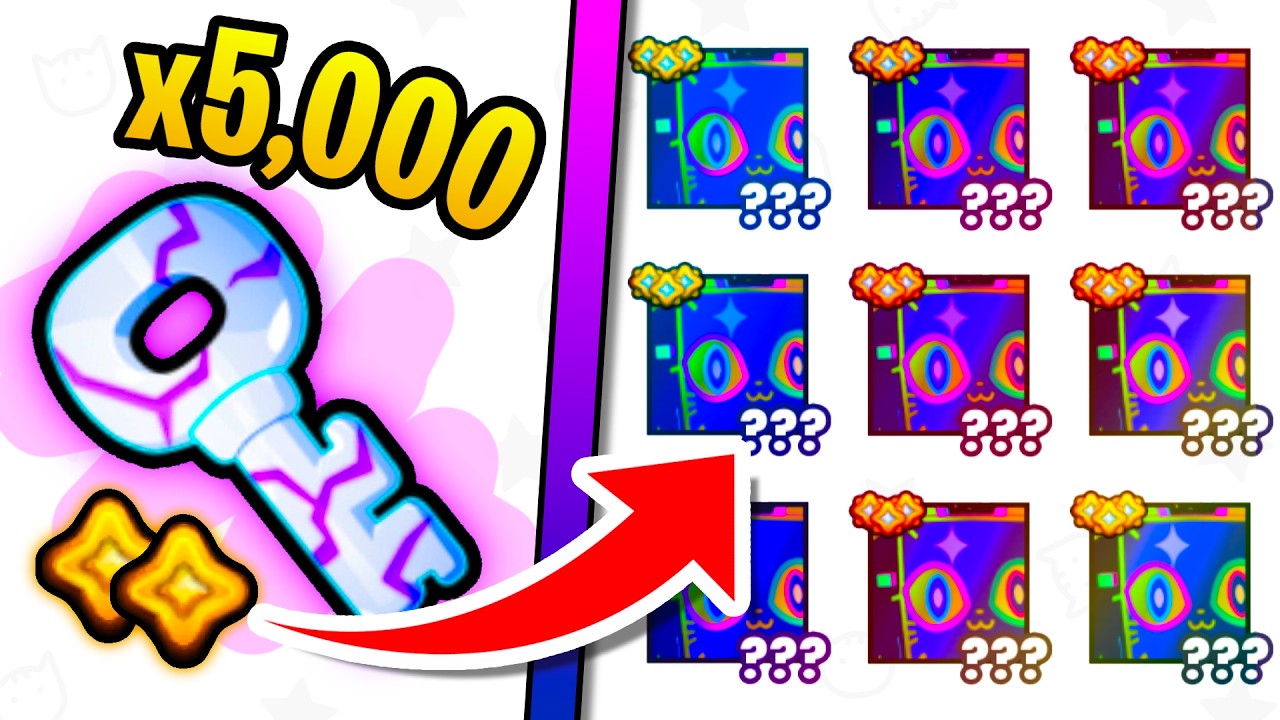 Opening 5,000 Void Keys *INSANE LUCK* in Pet Simulator 99! - YouTube