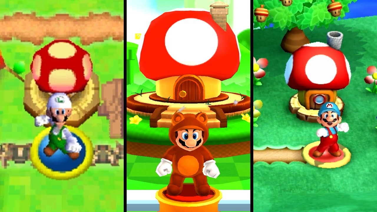 Evolution of Toad Houses in Super Mario (1988-2022) - YouTube