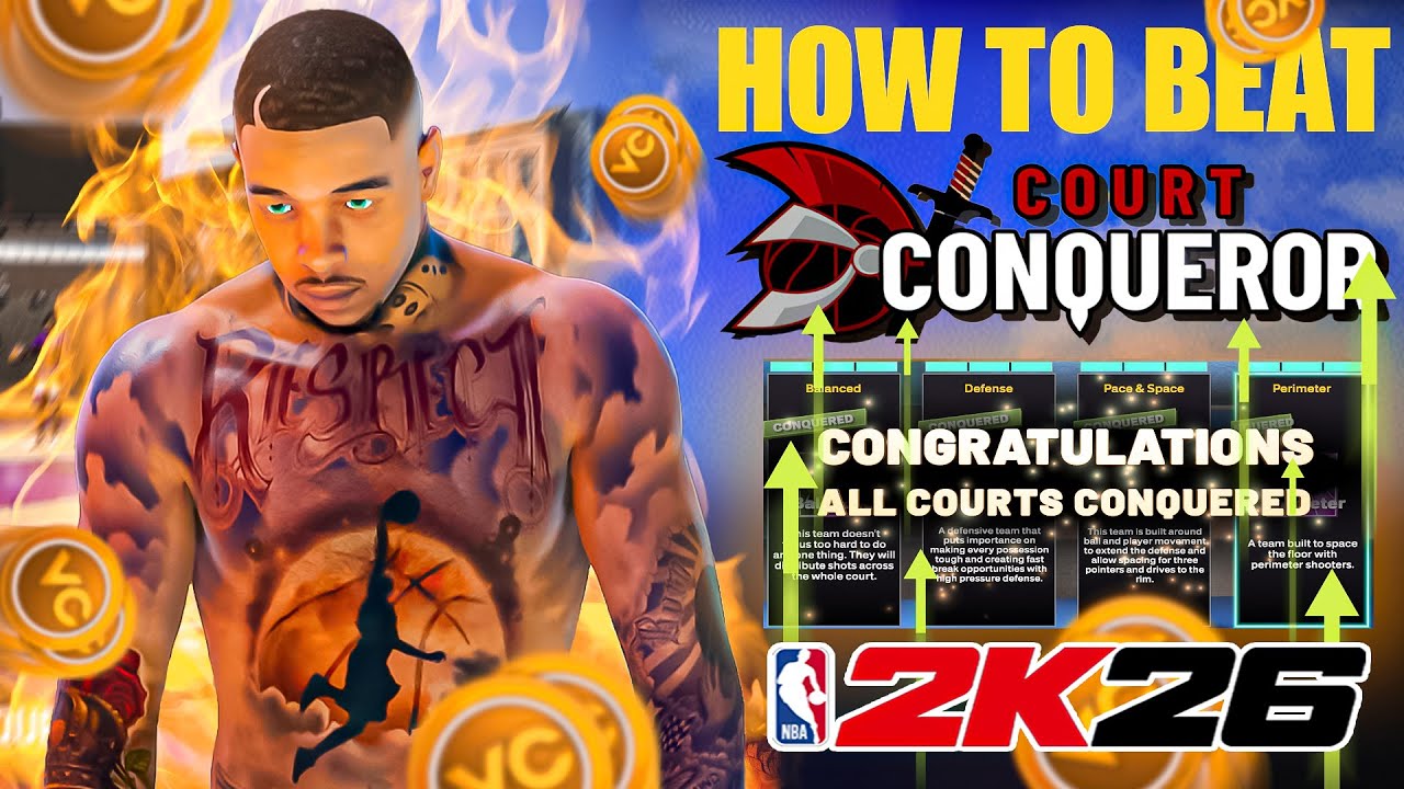 How to WIN Court Conqueror EVERY TIME in NBA 2K26 - YouTube