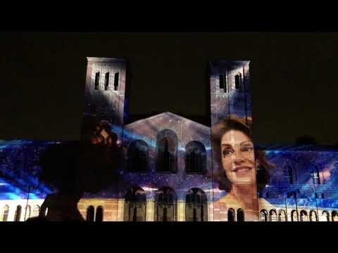 UCLA Lighting The Way Light Projection Show #UCLA100