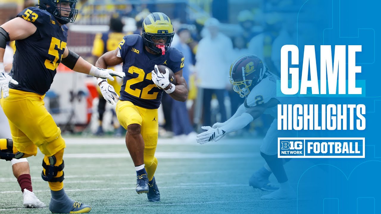 Central Michigan at Michigan | HIGHLIGHTS | Big Ten Football | 09/13 ...