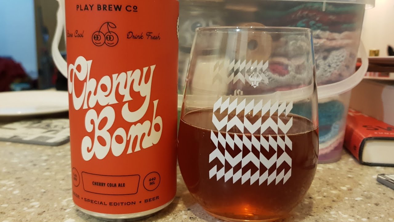 Play Brew: Cherry Bomb cherry cola ale - YouTube