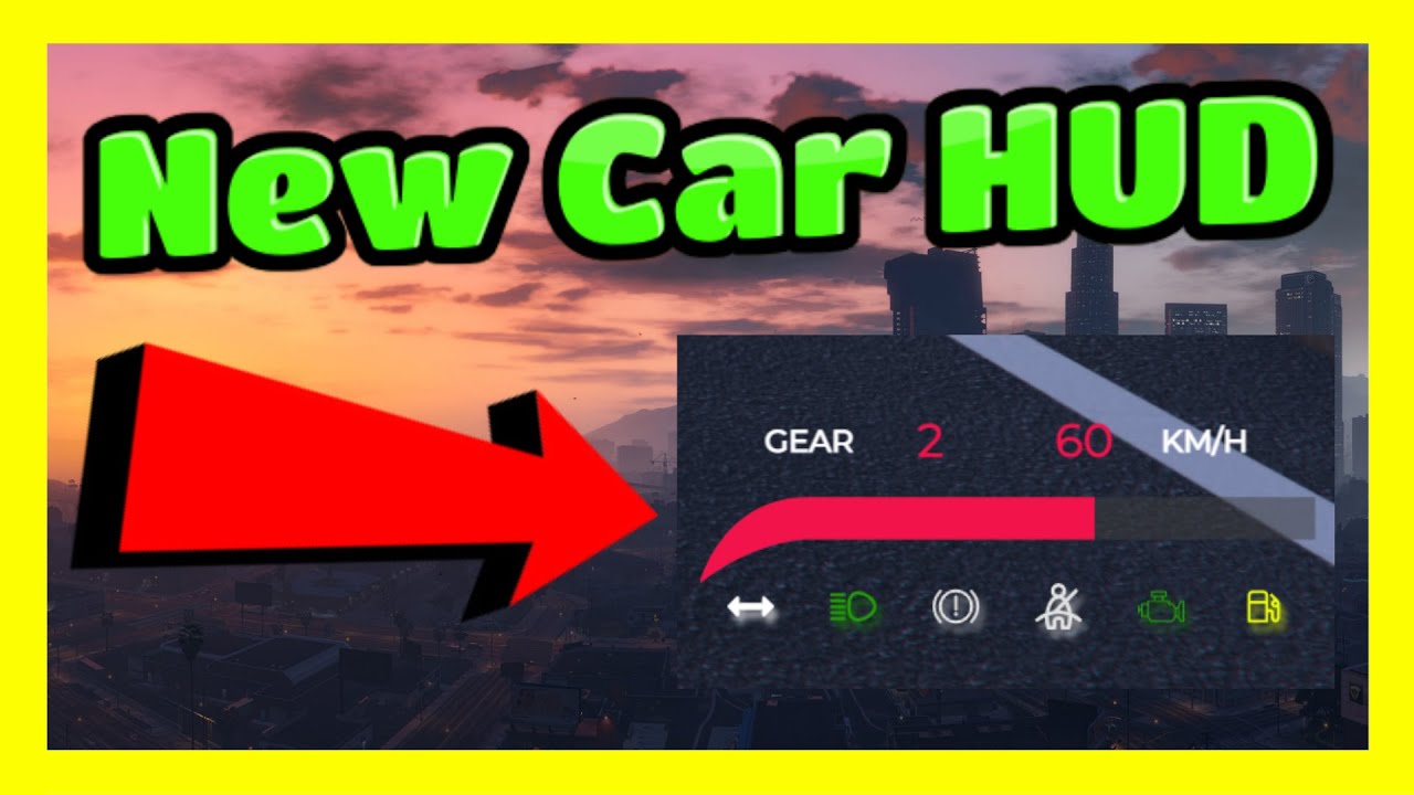 Fivem New Car HUD für GTA RP | FREE - YouTube