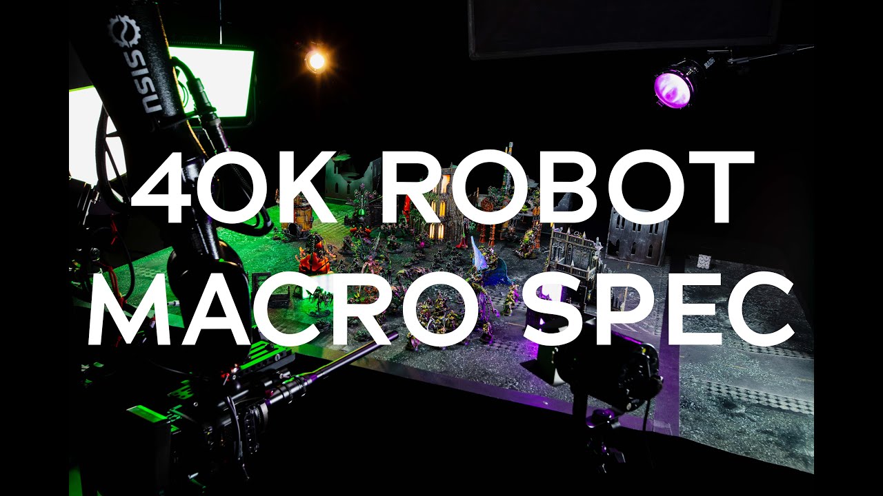 SISU Robot Arm 40K (Warhammer) Macro Motion Spec - YouTube
