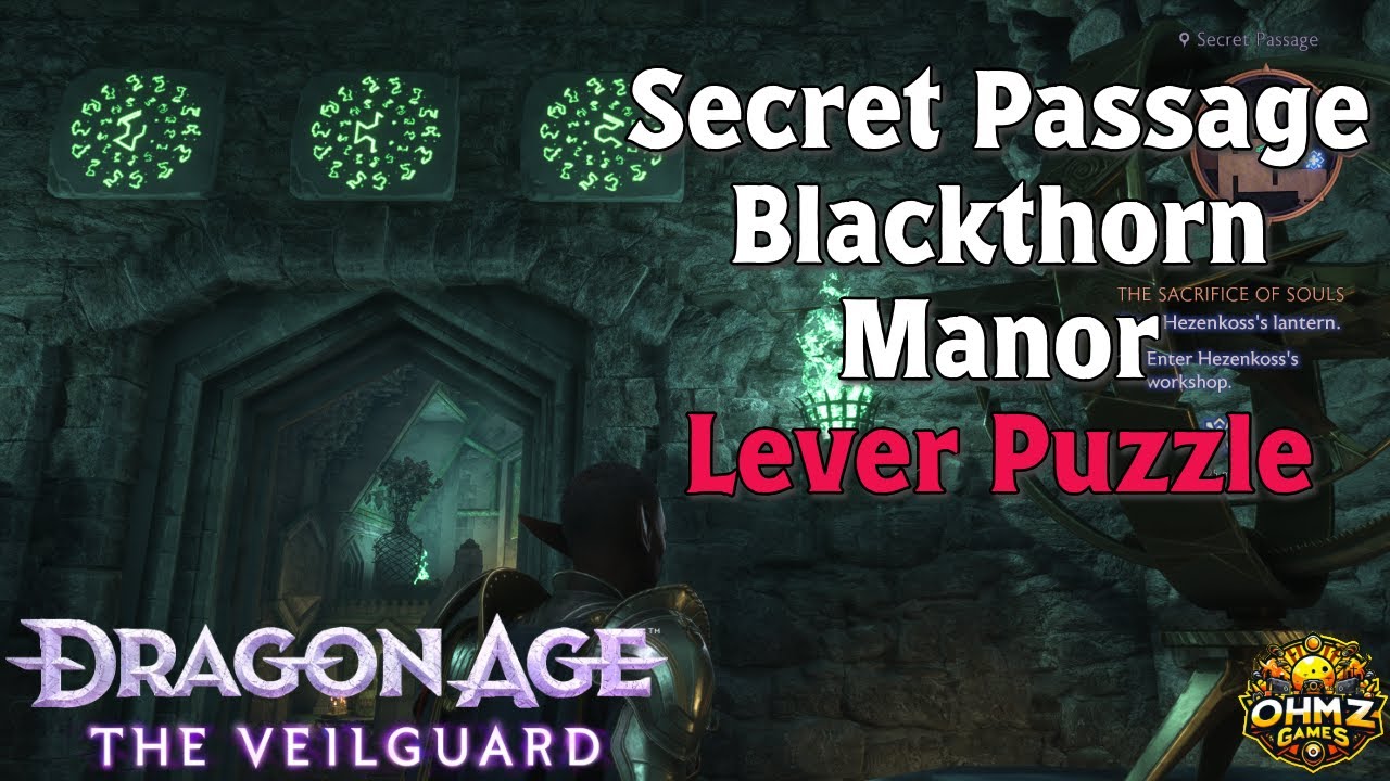 Secret Passage Lever Puzzle in Blackthorn Manor (Sacrifice of Souls) in ...