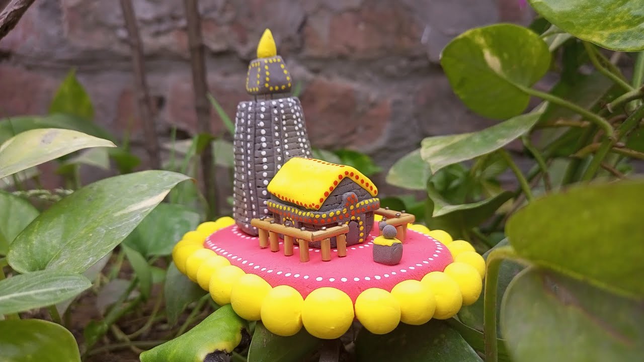 How To Make Kedarnath Temple || Tutorial || Super Clay 😍 - YouTube