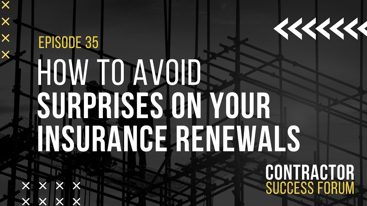 How to avoid surprises on your insurance renewals - YouTube