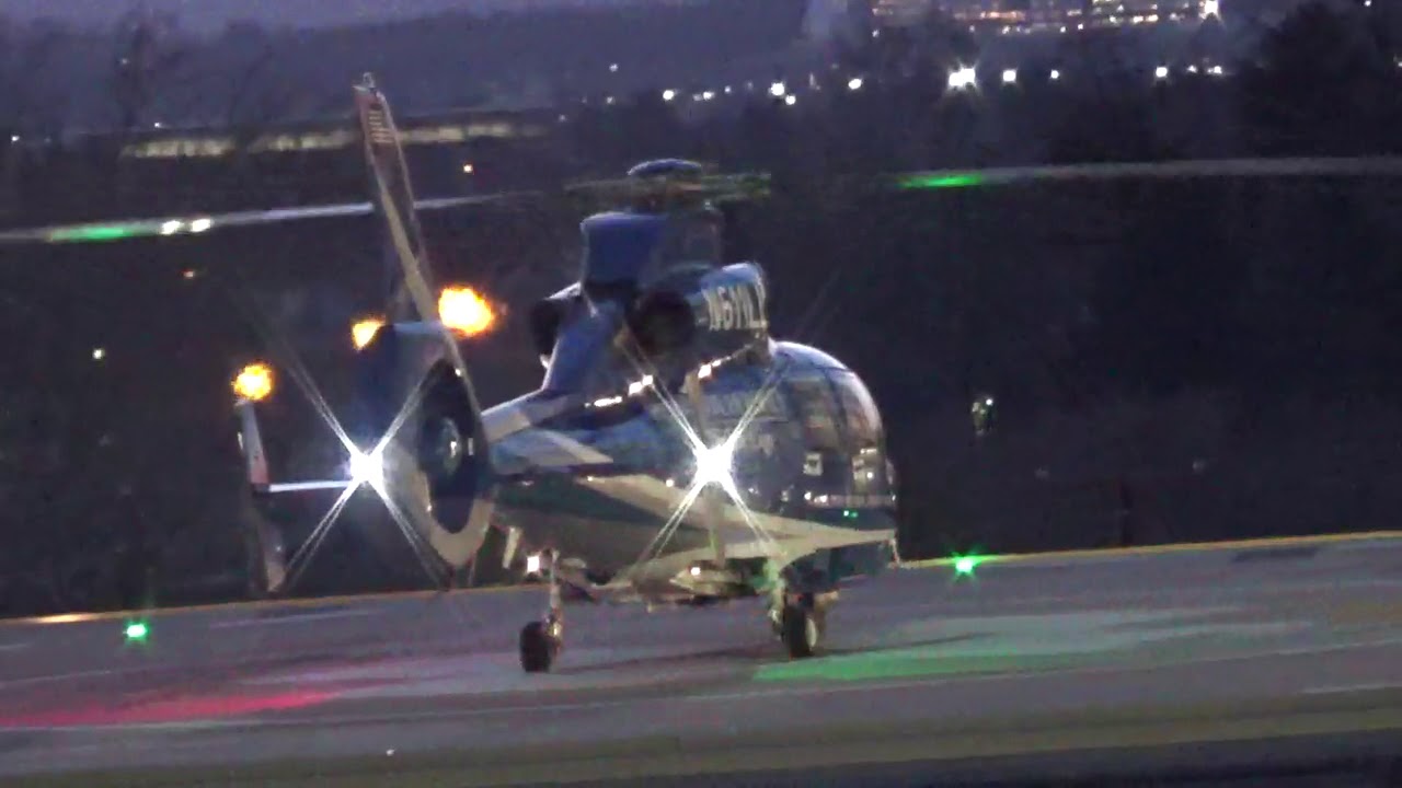 LifeLion 1 N611LL Take off from Wellspan York Hospital - YouTube