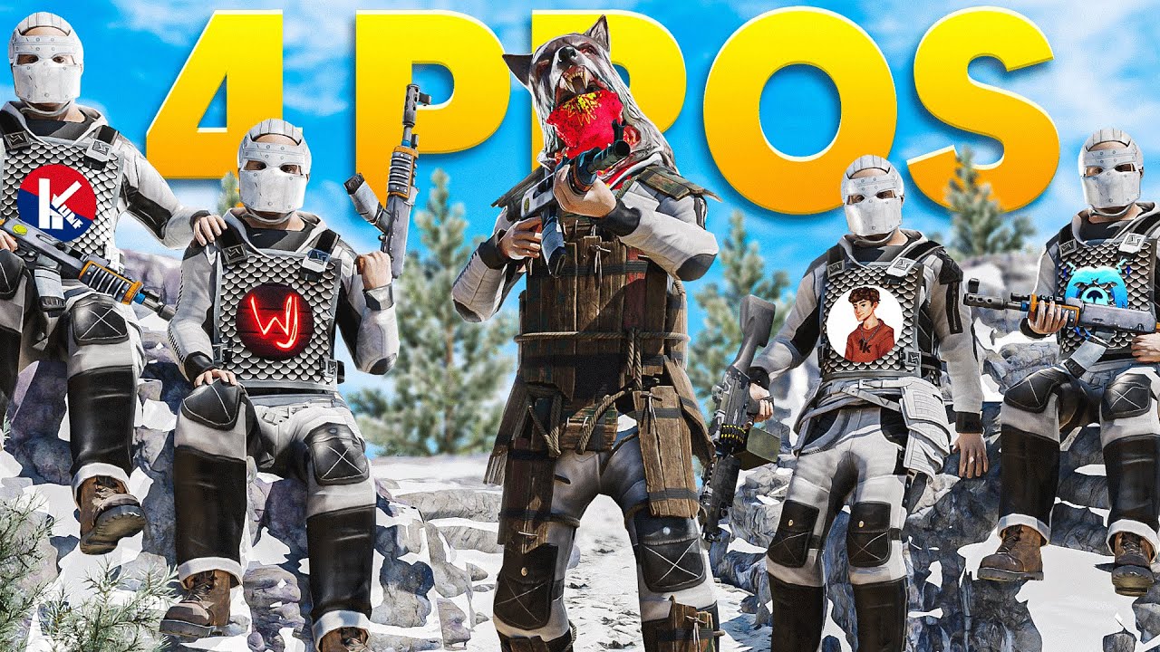 Official Rust, but I hired 4 PROS ft. Blooprint, Willjum, Wally1k ...