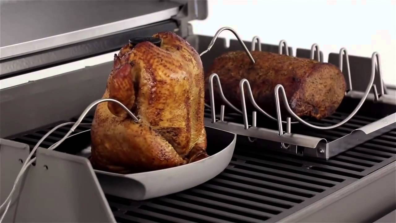 Weber Style Wireless digitalni termometer z dvema sondama - YouTube