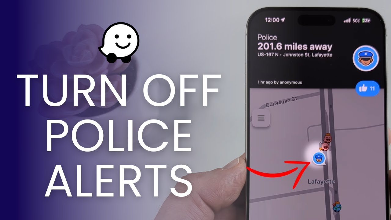 How To Turn Off Waze Police Alerts (Easy) - YouTube