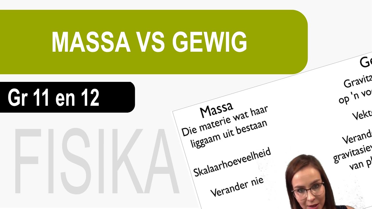 Massa Teenoor Gewig Youtube