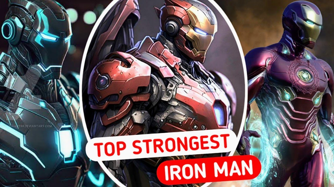 TOP 10 ULTIMATE STRONGEST IRON MAN BY HEROVIES #ironman #marvel # ...