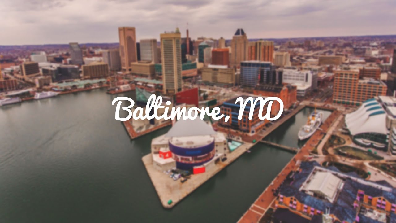 FLYING A DRONE OVER INNER HARBOR @ BALTIMORE, MD - YouTube