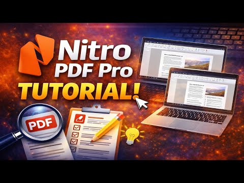 Nitro PDF Pro Tutorial | Edit, Merge, Convert PDFs Easily