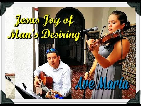 Jesus Joy of Man's Desiring & Ave María - Eleganza Violin & Guitar ...