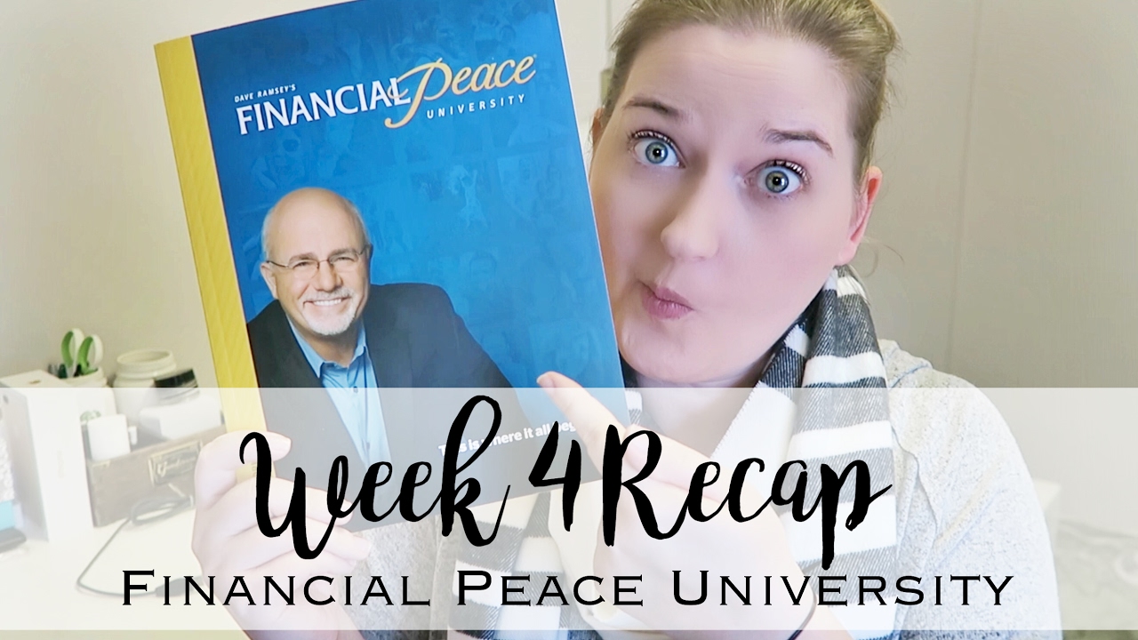 Week 4 Recap | Financial Peace University - YouTube