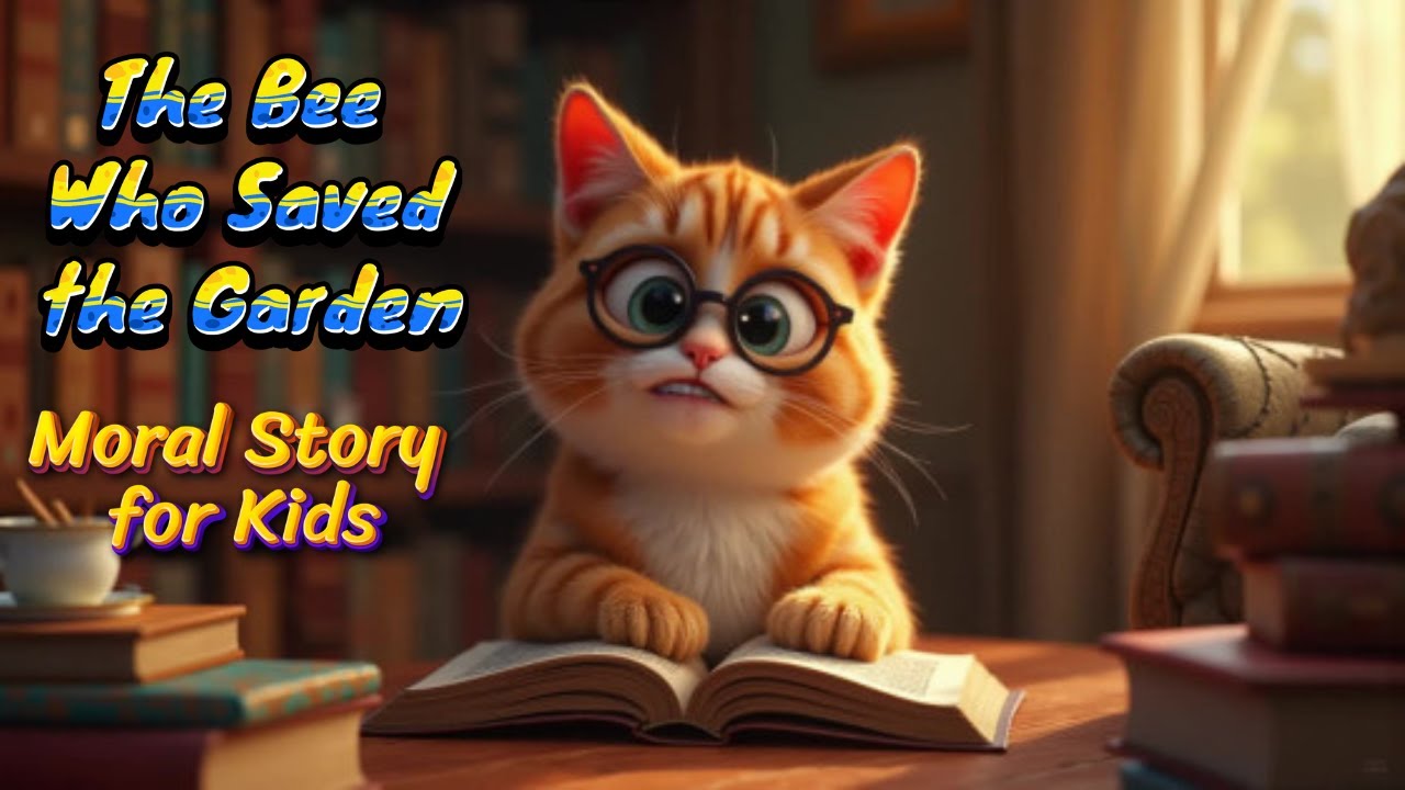 The Bee Who Saved the Garden | Short Moral Story for Kids | Kids ...