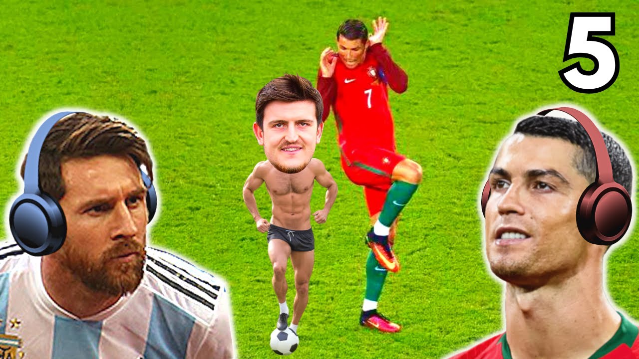 Messi & Ronaldo React To Funny Clips 5! - YouTube