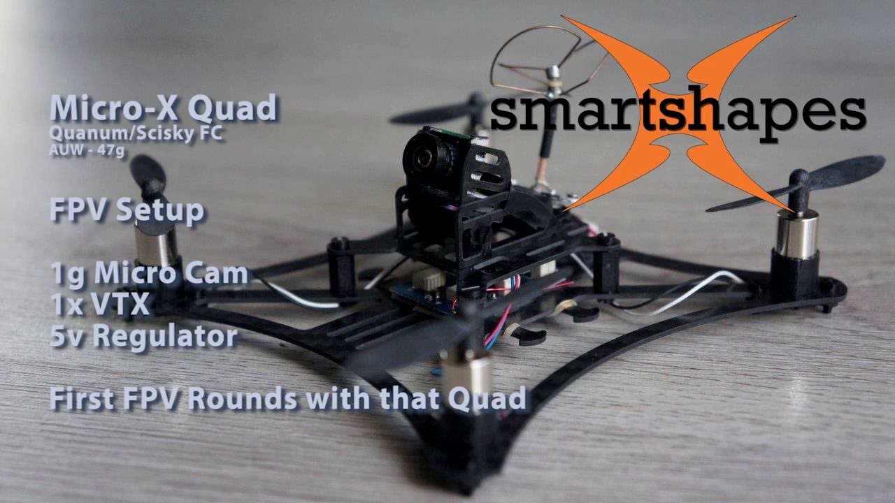 first FPV Rounds with the new Micro-X Quad - mixed (smartshapes) - YouTube