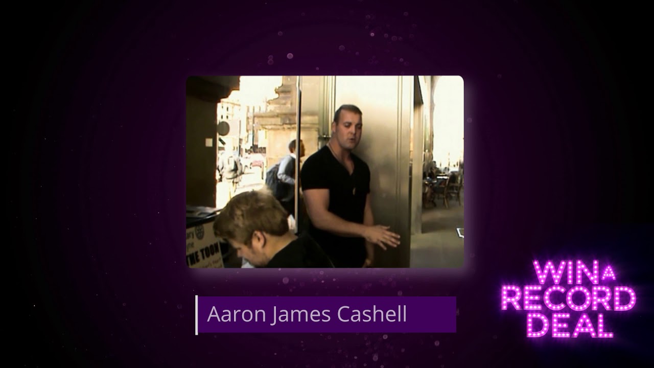 Aaron James Cashell Audition - Win a Record Deal - YouTube