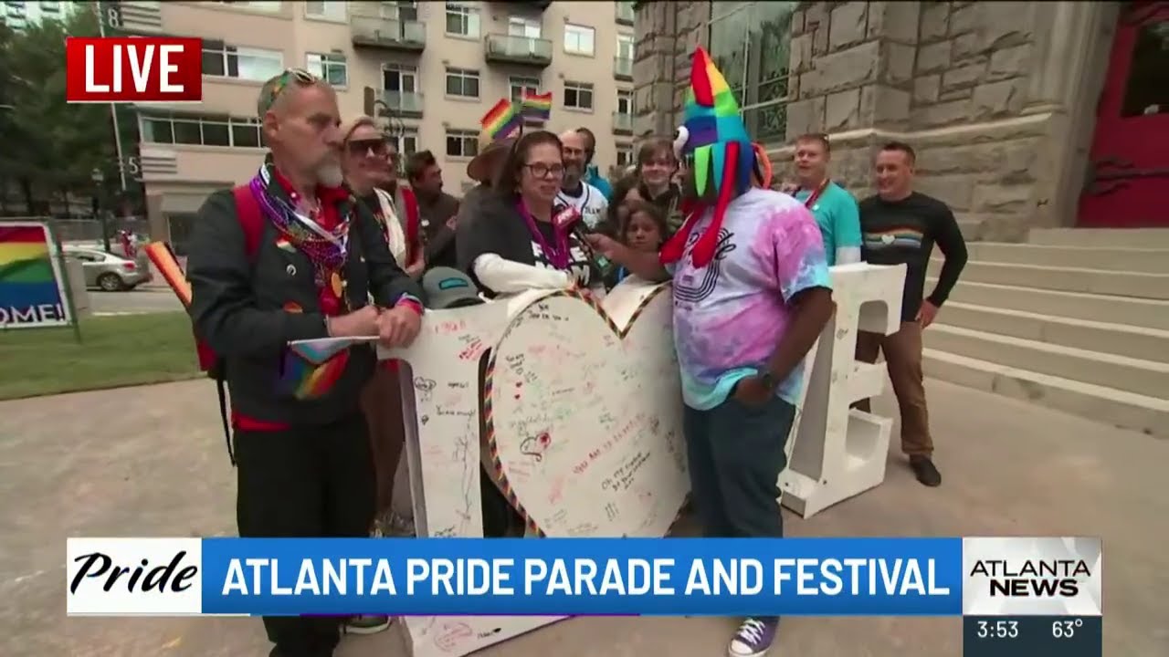 Peachtree TV's Interview with Paula Ward During Pride Parade Coverage ...