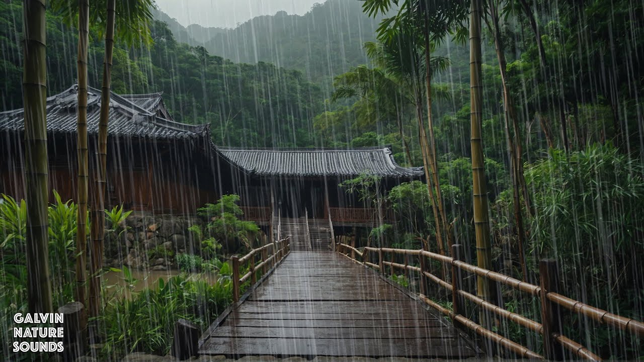 Relax With Rain Sounds In The Tropical Forest, Banish Insomnia And ...