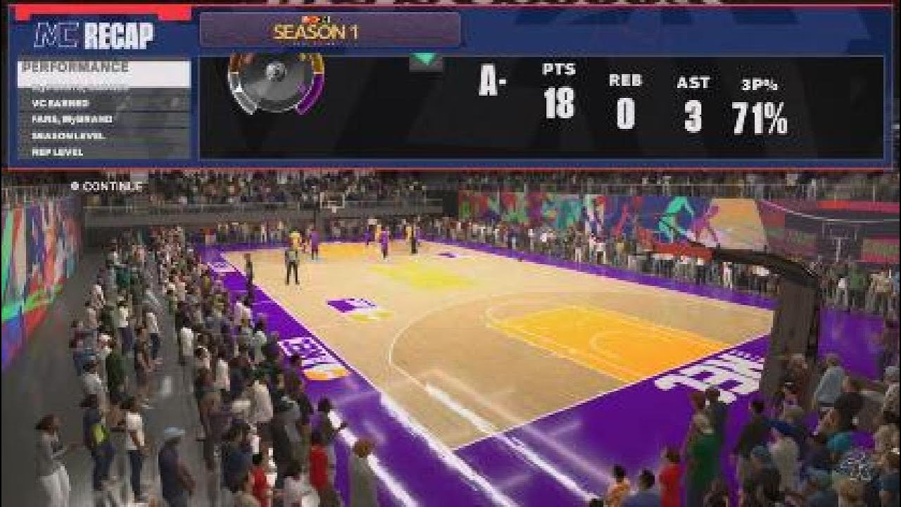 MY FIRST REC GAME IN NBA 2K24 - YouTube