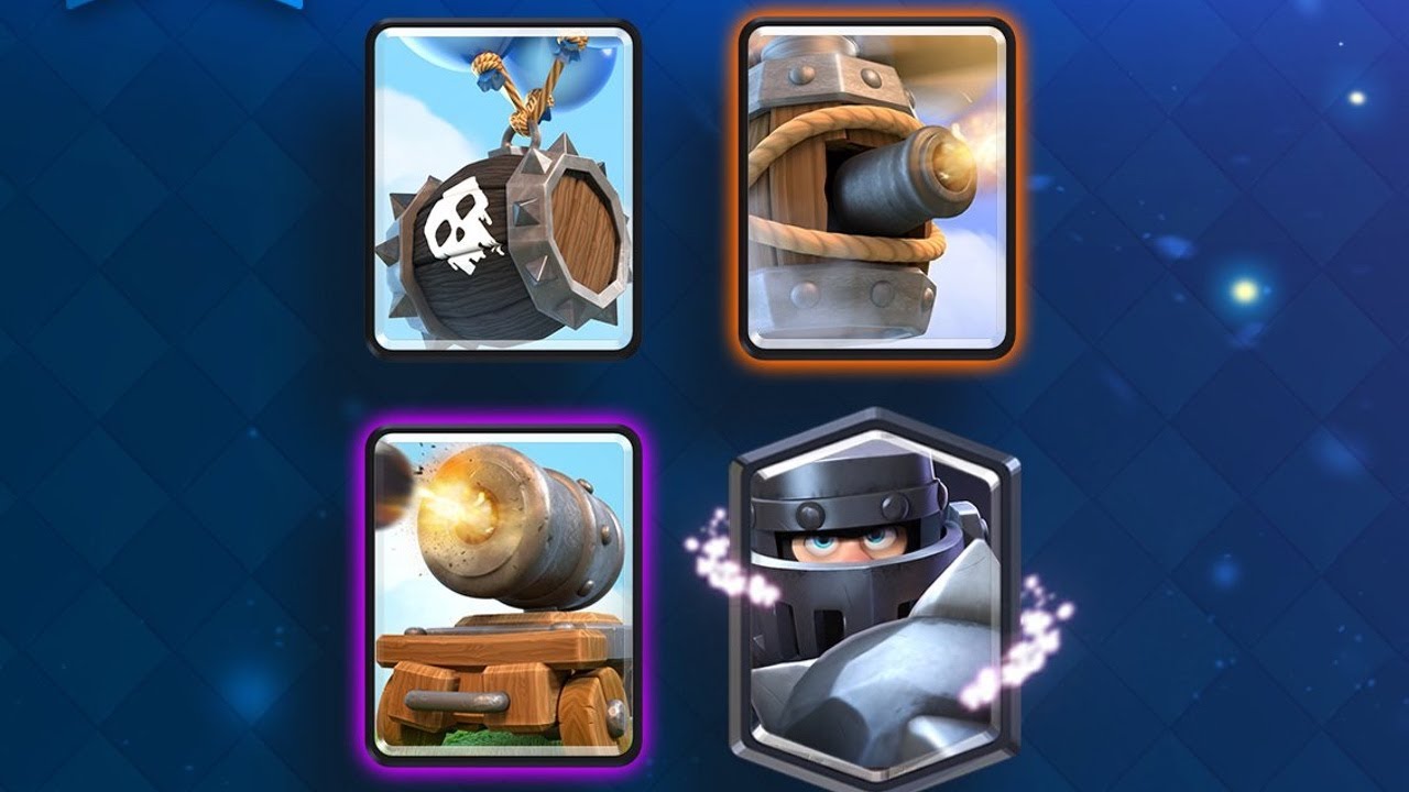 Clash Royale - FOUR NEW CARDS! Mega Knight, Cannon Cart & More - YouTube
