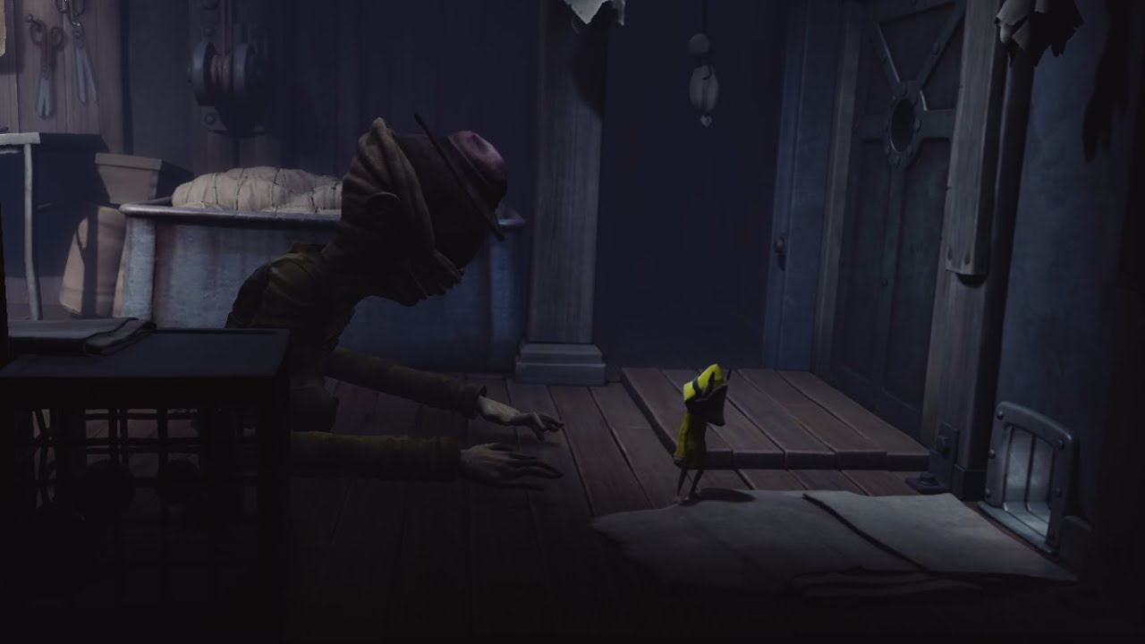 Little Nightmares 1.All DLCs Roger The Janitor Boss Fight - YouTube