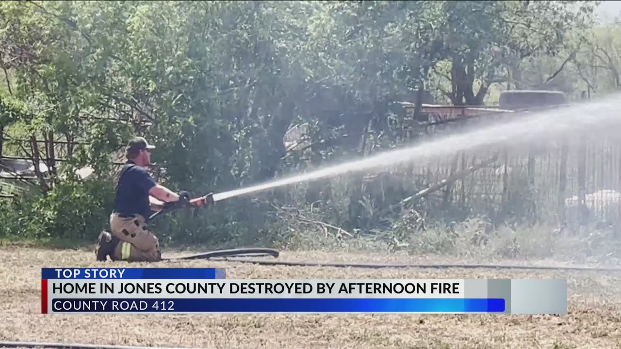 GALLERY: House destroyed by fire in Jones County - YouTube