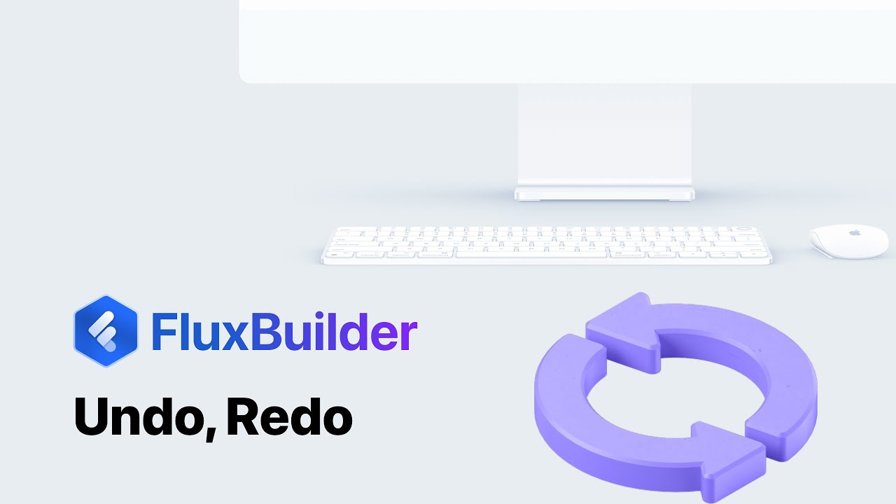 FluxBuilder 📗 Undo and Redo configurations (Mobile App Builder 2025) - YouTube
