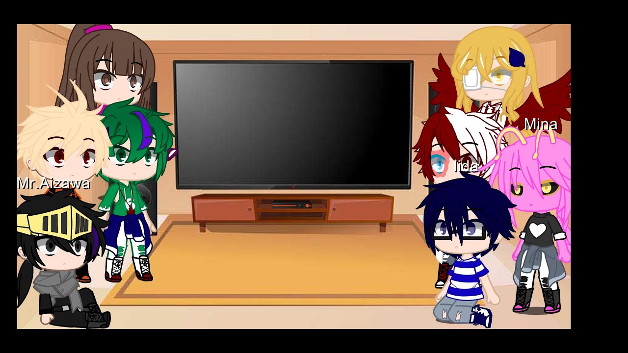 classe 1A react past Hawks gacha life - YouTube