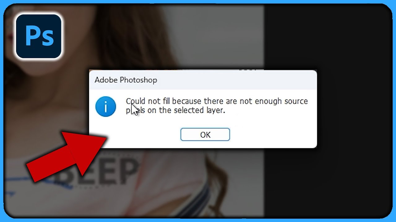 Could Not Fill Because There Are Not Enough Source Pixels on the ...