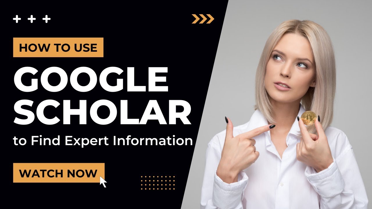 How to Use Google Scholar for Academic Research - YouTube