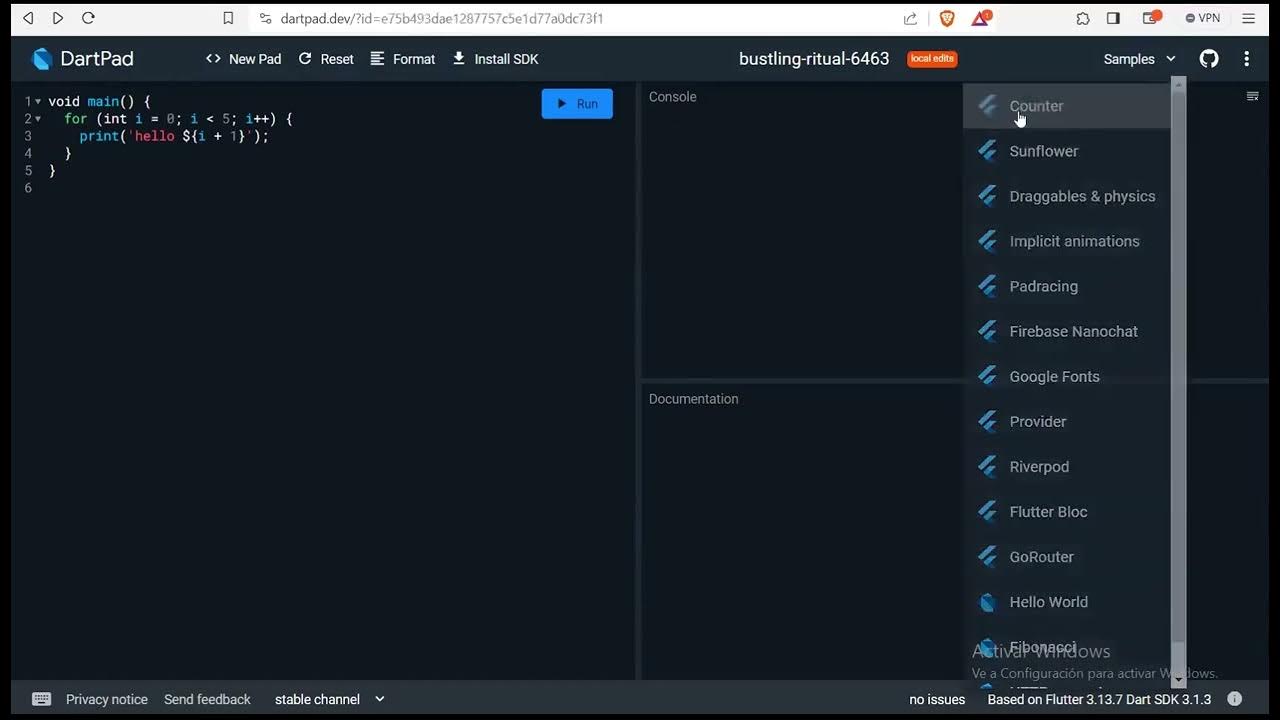 2.Curso de Dart 2024: Dartpad - YouTube
