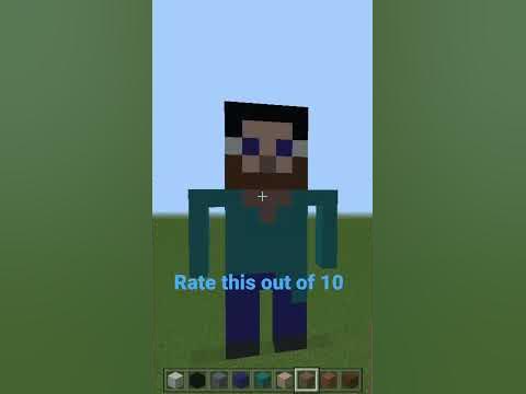 Minecraft Steve build - YouTube