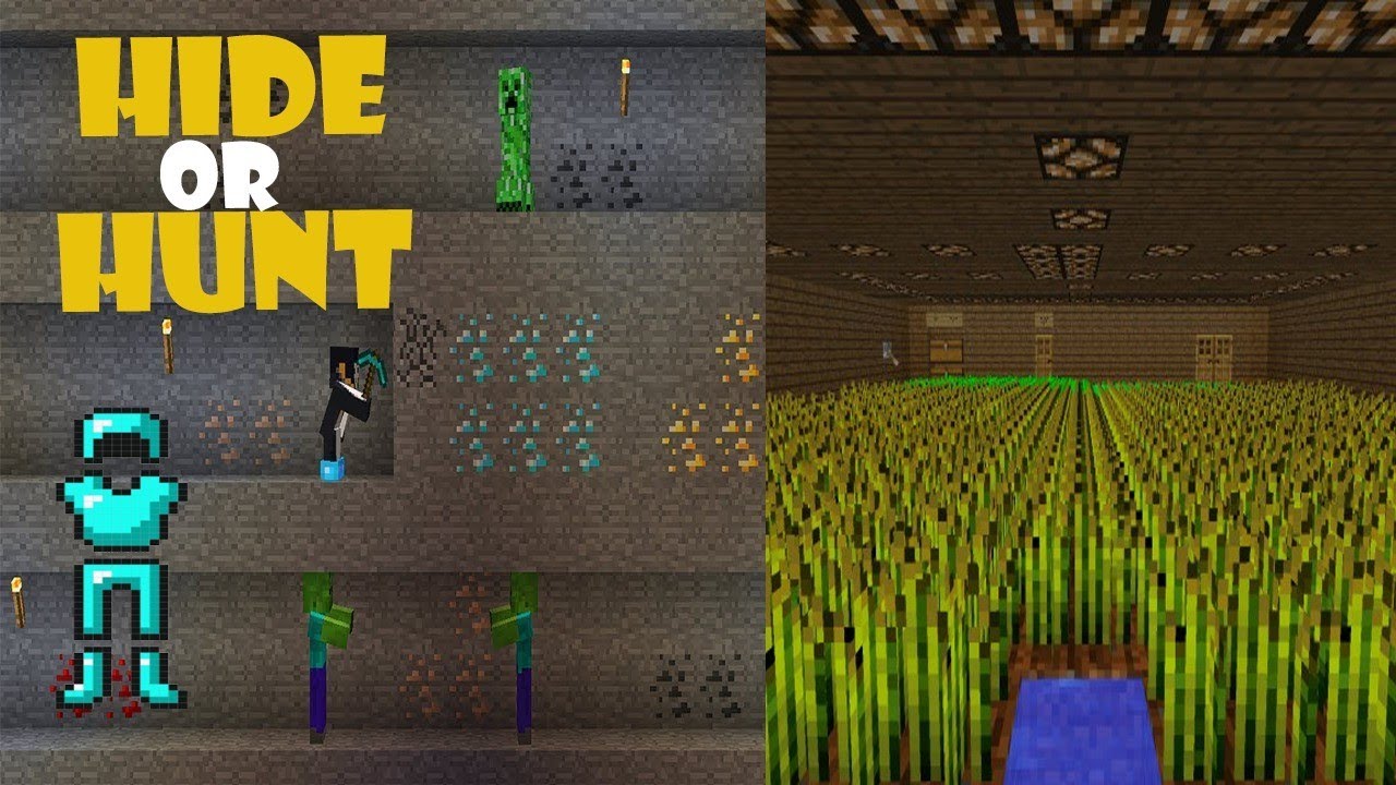 Hide or Hunt S1 E1: Base Build and Mining - YouTube