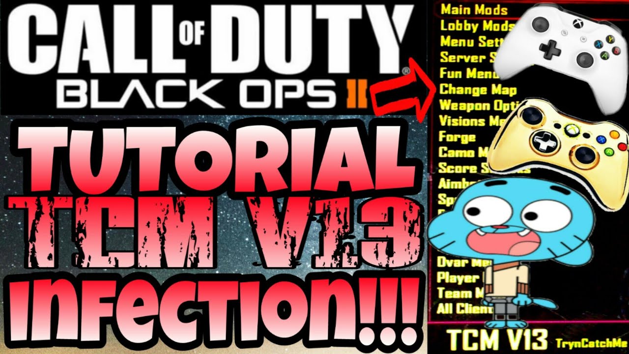 COD BO2 TCM V13 Mod Menu Infection!!!(Xbox One & Xbox 360)Super Easy ...
