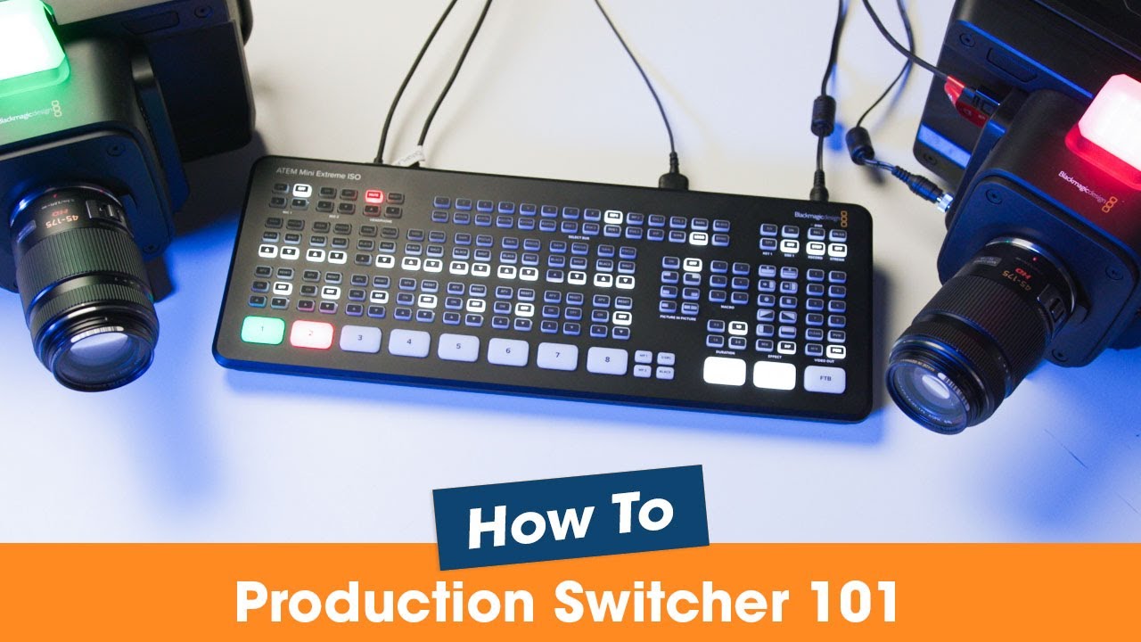 HOW TO USE A PRODUCTION SWITCHER - Blackmagic ATEM Mini Extreme - YouTube