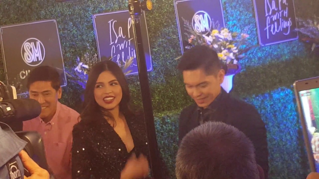Isa pa with feelings black carpet premiere BEHIND THE SCENES-FANCAM ...
