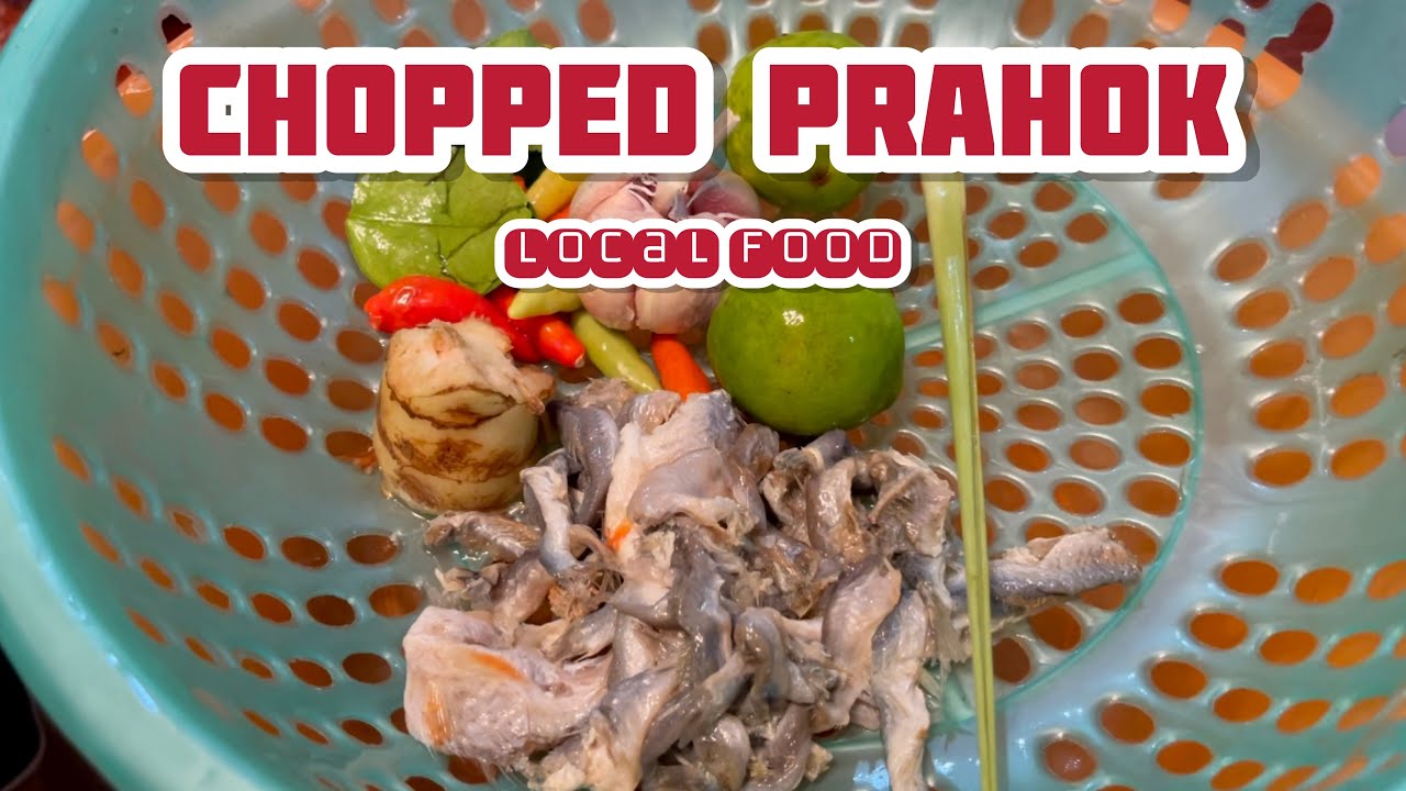 Traditional Cambodia Food - Chopped Fermented Fish (Prahok)! - YouTube